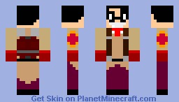 TF2 Red Medic Minecraft Skin