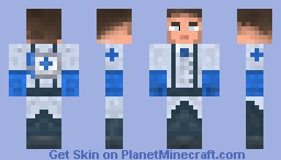Team Fortress 2 Blu Medic Minecraft Skin