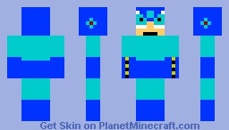 Mega Man Minecraft Skin