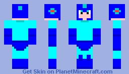 Mega Man V.2 Minecraft Skin