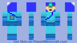 Mega Man Minecraft Skin