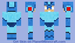Mega Man Minecraft Skin