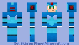 Megaman X Minecraft Skin