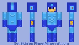 Mega Man Minecraft Skin