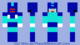 Megaman Minecraft Skin