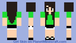 Sporty girl Minecraft Skin
