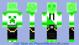 New Green Slime Minecraft Skin