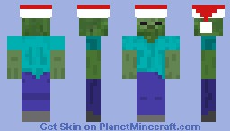 Christmas Zombie Minecraft Skin
