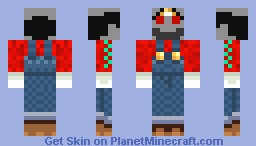 Metal Mario Minecraft Skin