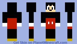 Mickey Mouse Minecraft Skin