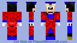 Mickey Mouse Sorcerer Minecraft Skin