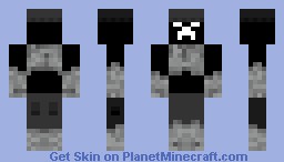 Midnight Creeper Knight Minecraft Skin
