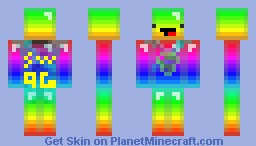Rainbow Derpy With Swag Minecraft Skin