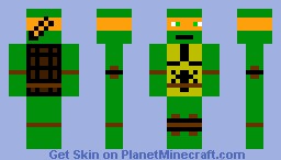 Mikey (Tmnt) Minecraft Skin
