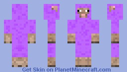 Millbee Purple Minecraft Skin