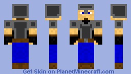 Minecraft Hero with Helmet (looks better in preview) Minecraft Skin