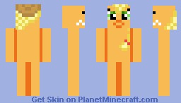 Applejack (with hat!) Mlp mod compatible Minecraft Skin