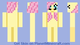 Fluttershy (mlp mod compatible!) Minecraft Skin
