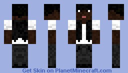 Black Haired Man w/ Waist Coat and Fedora Minecraft Skin
