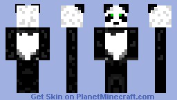 Panda - Green Eyes Minecraft Skin