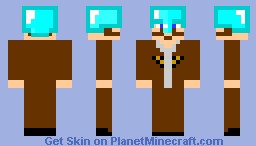 Adventurer Diamond Helmet Minecraft Skin