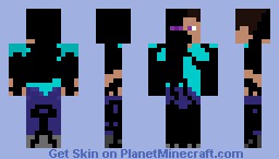 Infected Human (Enderman Infection) Minecraft Skin