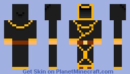 Magicka: Standard Robe (Black) Minecraft Skin