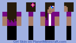 Minecraft Girl with jacket Minecraft Skin