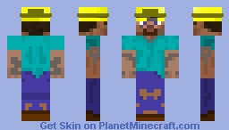 Miner Steve Minecraft Skin