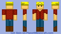 Miner 8x8 Minecraft Skin