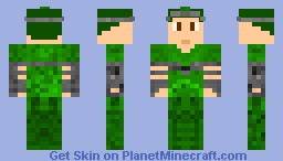 Green Time Passer Minecraft Skin