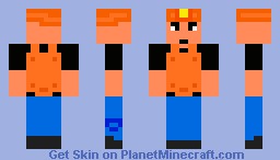 8-Bit Steve Minecraft Skin
