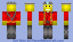 Chase Mccain (Miner outfit) Minecraft Skin