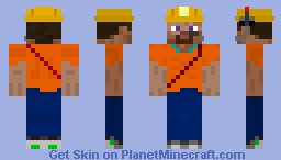 Miner Steve Minecraft Skin