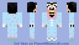 Minnie Mouse Pajamas Minecraft Skin
