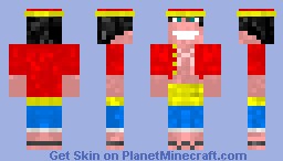 Monkey D. Luffy- New World Minecraft Skin