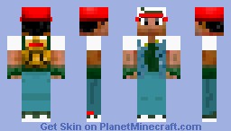Ash Ketchum (Original) Minecraft Skin
