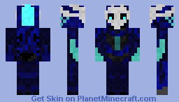 Blue Phantom Minecraft Skin