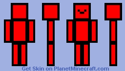 Mr. Cube Red Minecraft Skin