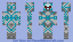 Mr Freeze SUIT Minecraft Skin