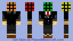 Mr Rubik's Cube Minecraft Skin