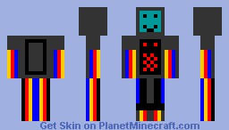 Mr. TV Person Minecraft Skin