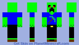 Mr Creeper Minecraft Skin