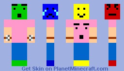 MultiFaced Freak Minecraft Skin