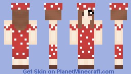 Mushroom Girl Minecraft Skin