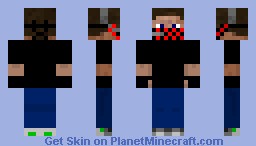 Steve with Mask Minecraft Skin