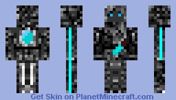 Diamond Assassin (Bedrock Camo) Minecraft Skin
