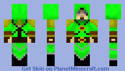 The Master Assassin Of Minecraftia Green Minecraft Skin