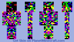 Random Color Man Minecraft Skin