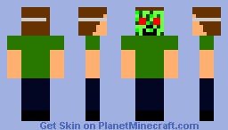 Creeper Mask Minecraft Skin